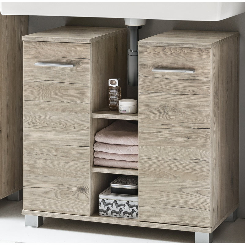 Zipcode Design Haylee 70cm Free-Standing Under Sink Storage Unit ...