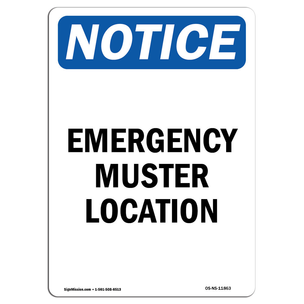 SignMission Emergency Muster Location Sign | Wayfair