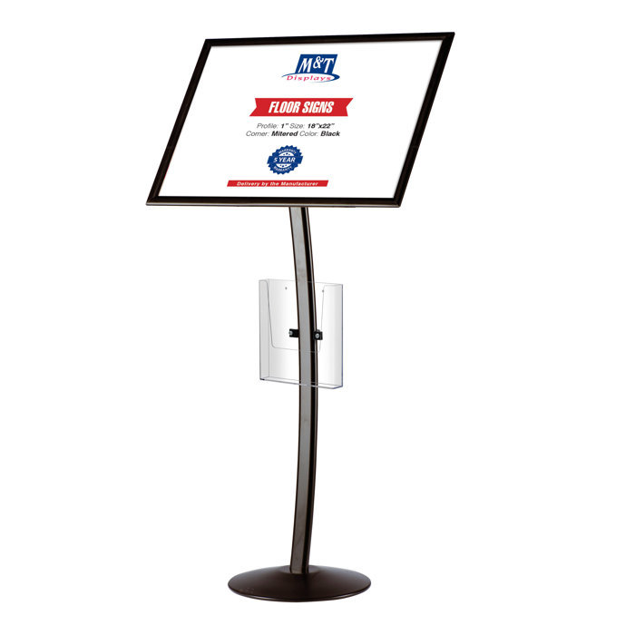 MT Displays Pedestal Sign Holder | Wayfair