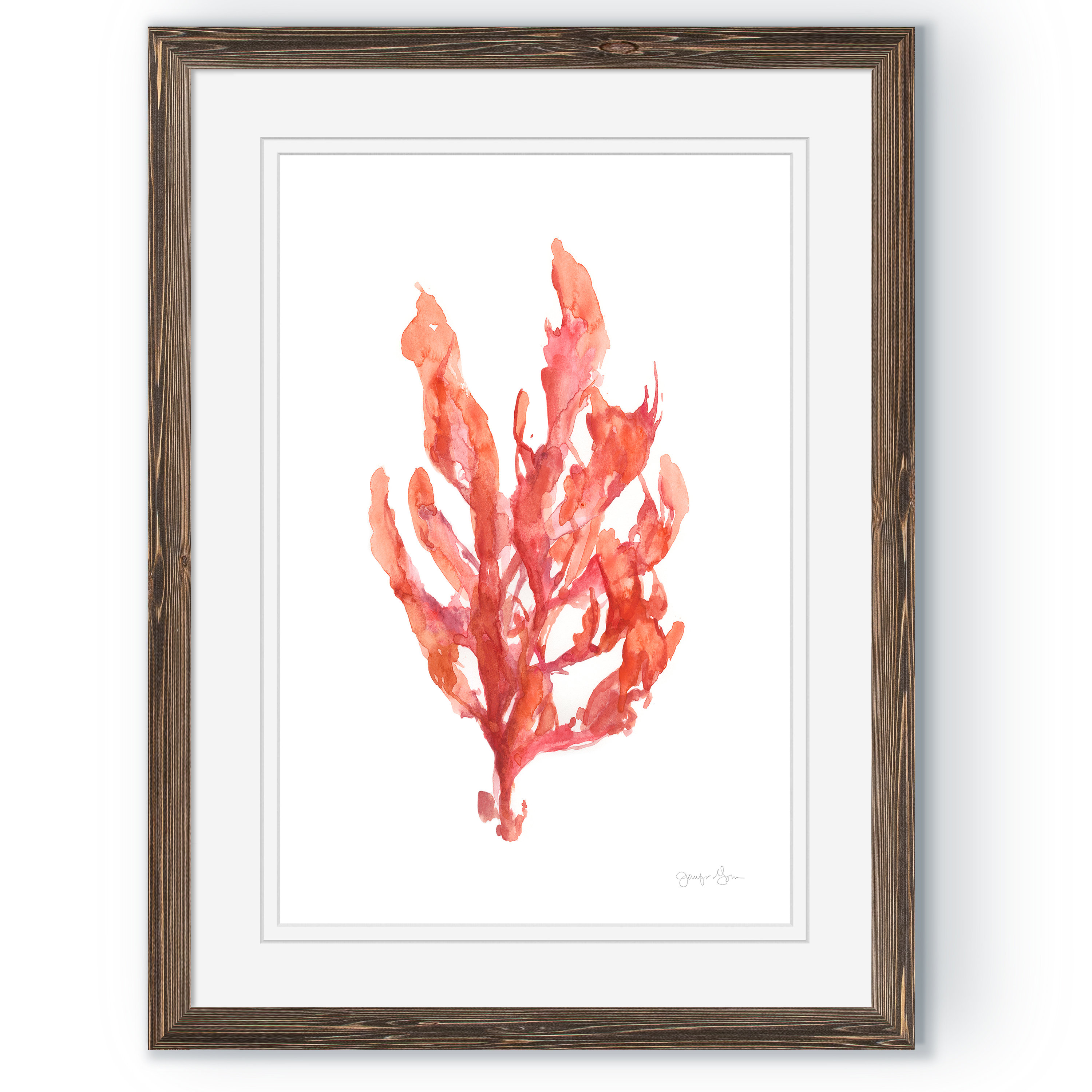 Highland Dunes Coral Kelp I by Paul Cezanne - Picture Frame Painting ...