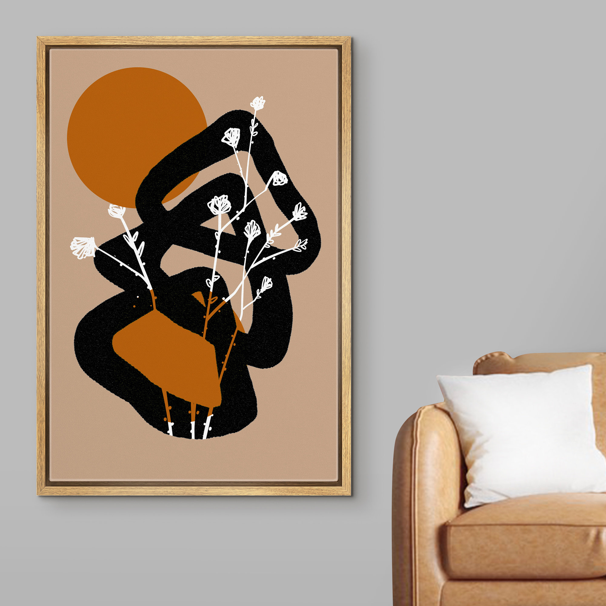 IDEA4WALL Floater Frame Graphic Art on Canvas | Wayfair