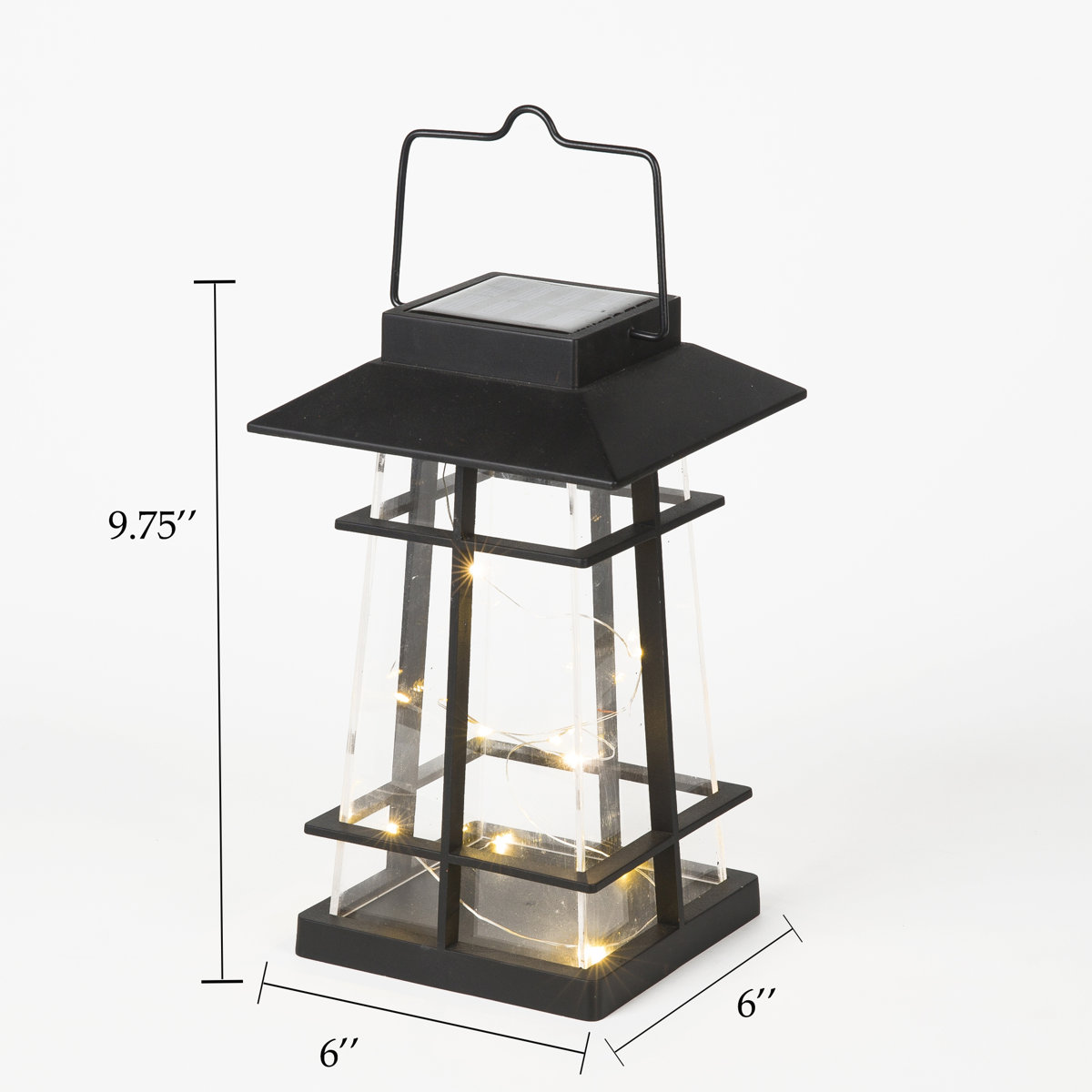 August Grove® 12.4" Battery Powered Outdoor Lantern & Reviews | Wayfair