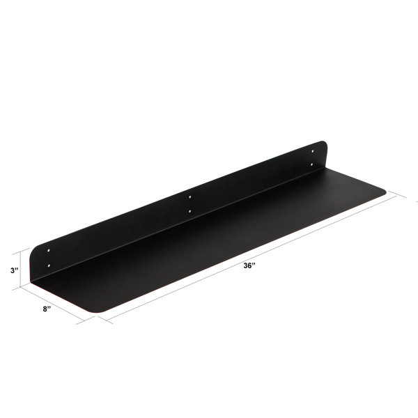 Ebern Designs Metal Floating Shelf & Reviews | Wayfair