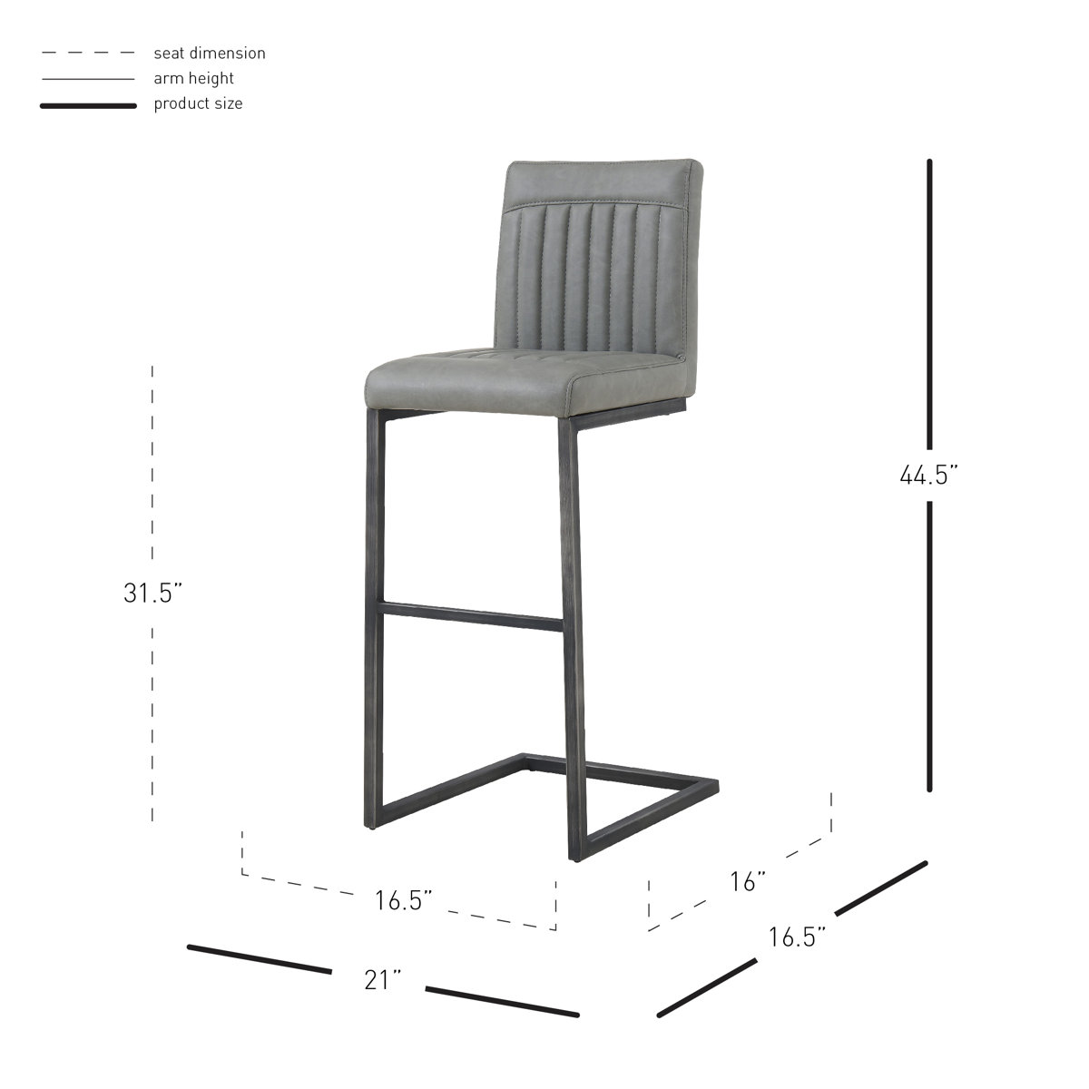 Mercury Row® Casteel Bar & Counter Stool & Reviews | Wayfair