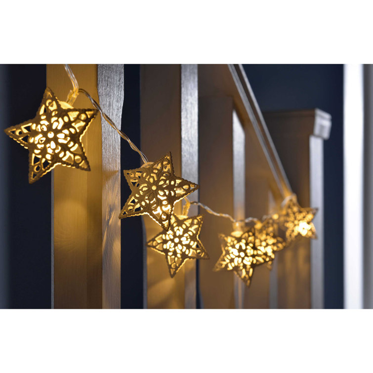 The Seasonal Aisle Star Christmas LED 10 Light String Lights & Reviews ...