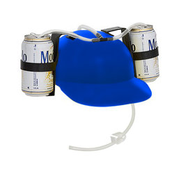 Trademark Innovations Beer and Soda Helmet Drinking Hat & Reviews | Wayfair