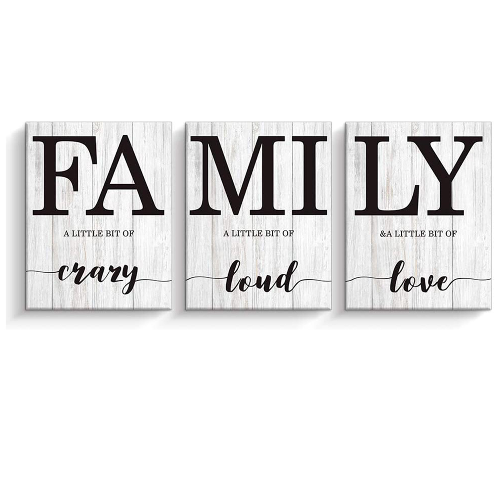Gracie Oaks Family Words Wall Décor | Wayfair