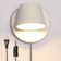 Wrought Studio Charlote Directional Led Armed Sconce Plug-in Adjustable ...