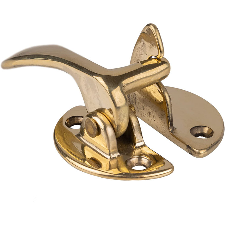 UNIQANTIQ HARDWARE SUPPLY Flush Right Cabinet Door Lever Latch and ...