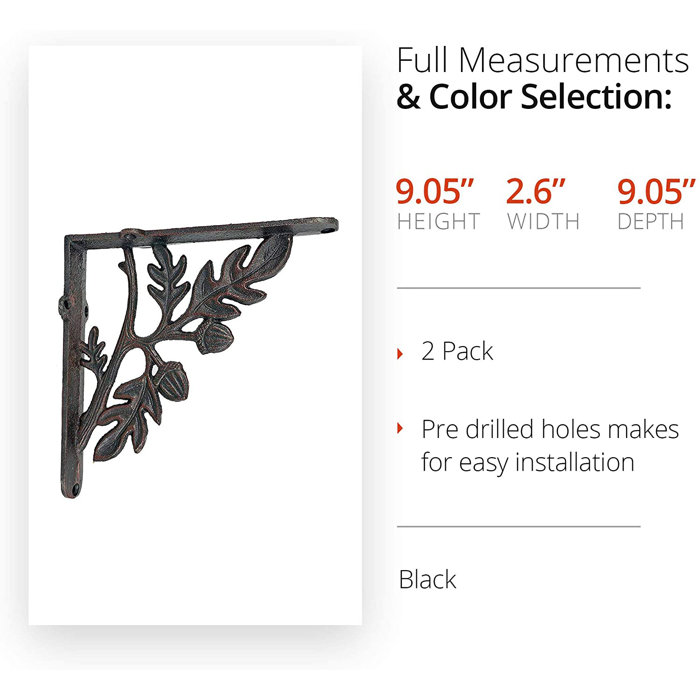 NACH Branch and Leaves Shelf Bracket & Reviews | Wayfair