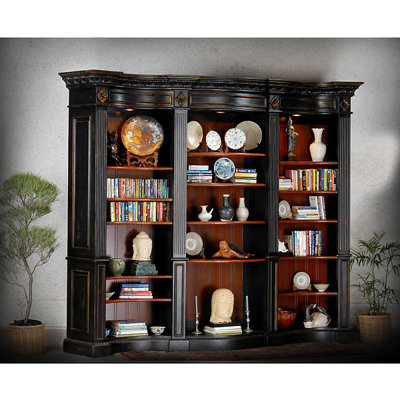 AFD Home 98'' H Solid Wood Library Bookcase | Wayfair