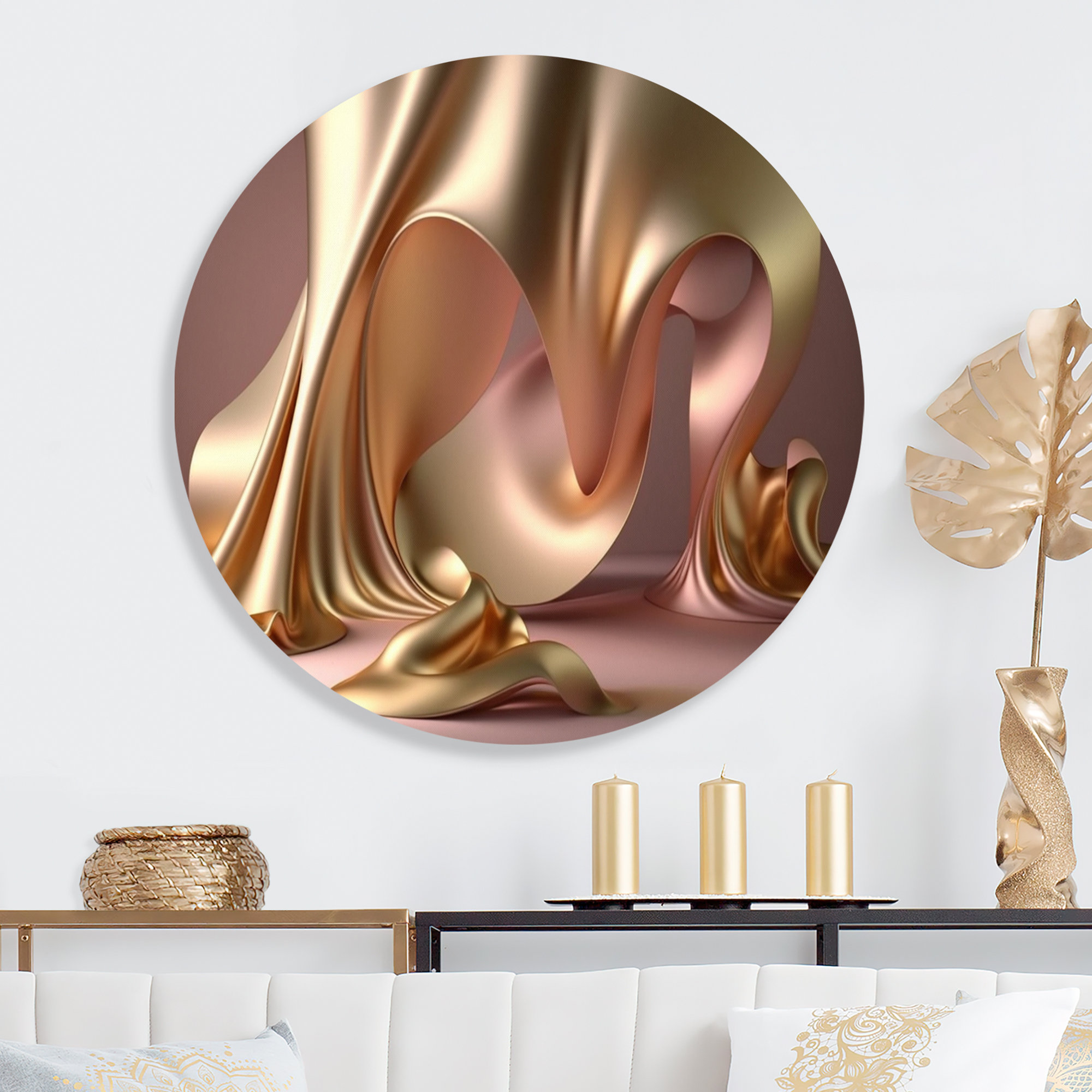 Mercer41 Smooth Liquid Gold In Soft Shades Of Gold And Taup Smooth ...