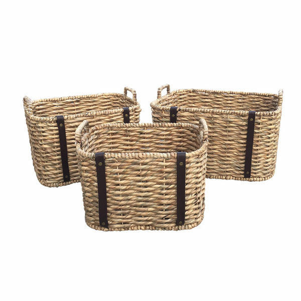 Sand & Stable Wicker Basket Set & Reviews | Wayfair