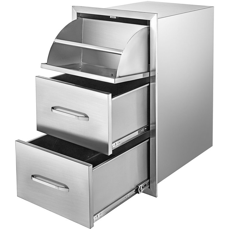 VEVOR 17'' Stainless Steel Drop-In Drawers & Reviews | Wayfair