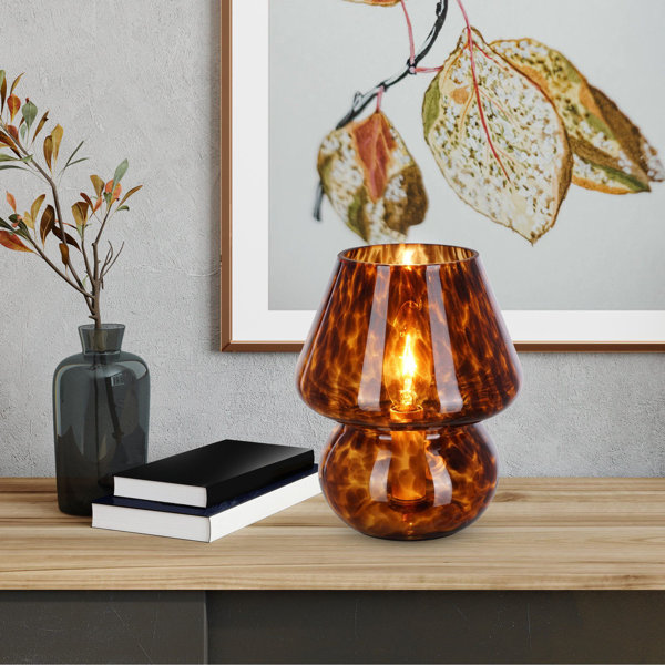 Wrought Studio Dakesha Glass Table Lamp | Wayfair
