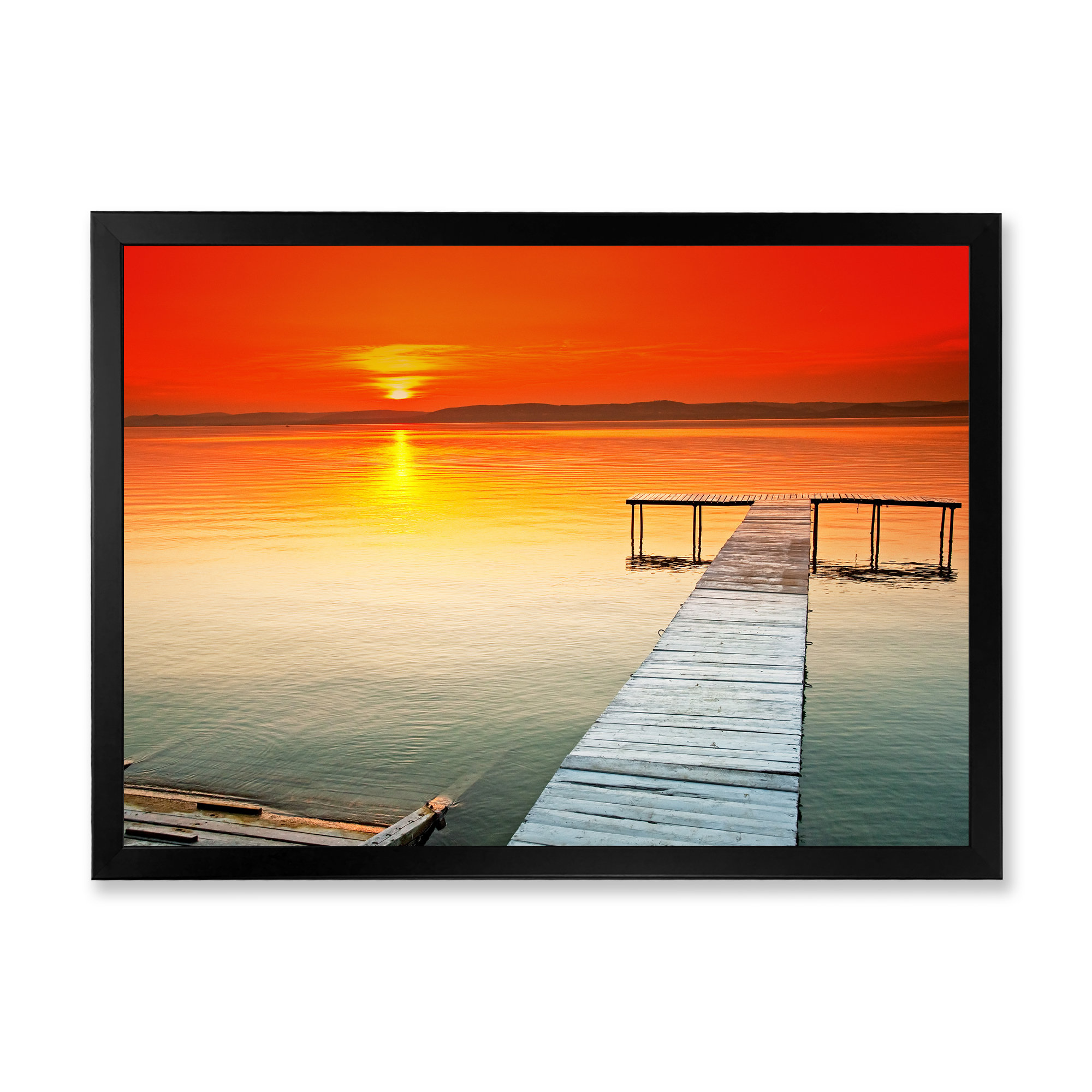 Highland Dunes Relaxing Vivid Peer In Sunset Relaxing Vivid Peer In ...