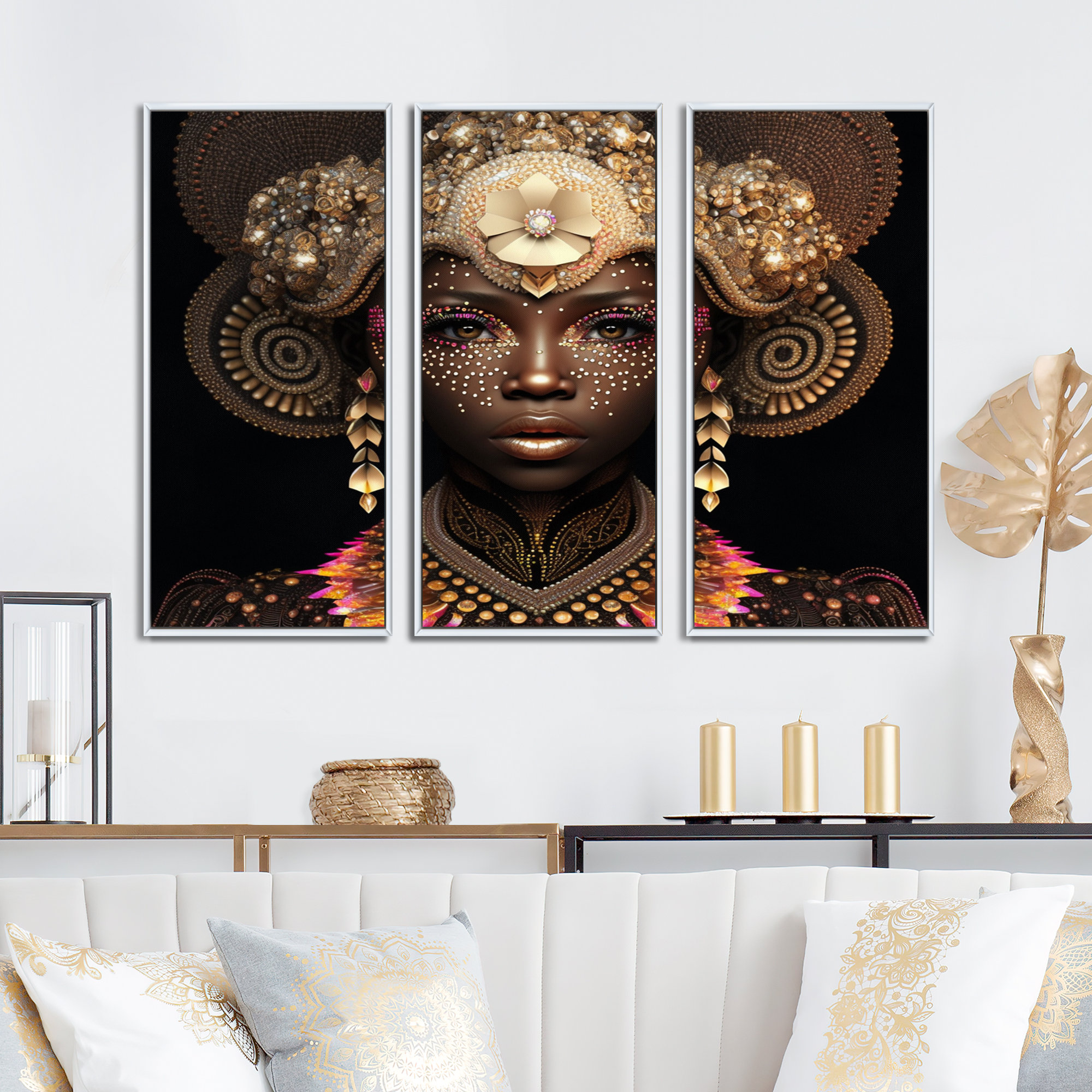 House of Hampton® Exquiste African Woman Design V Exquiste African ...