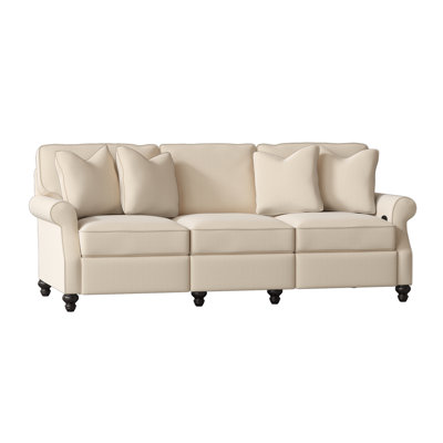 Rolled Arm Skirted Sofa | Wayfair