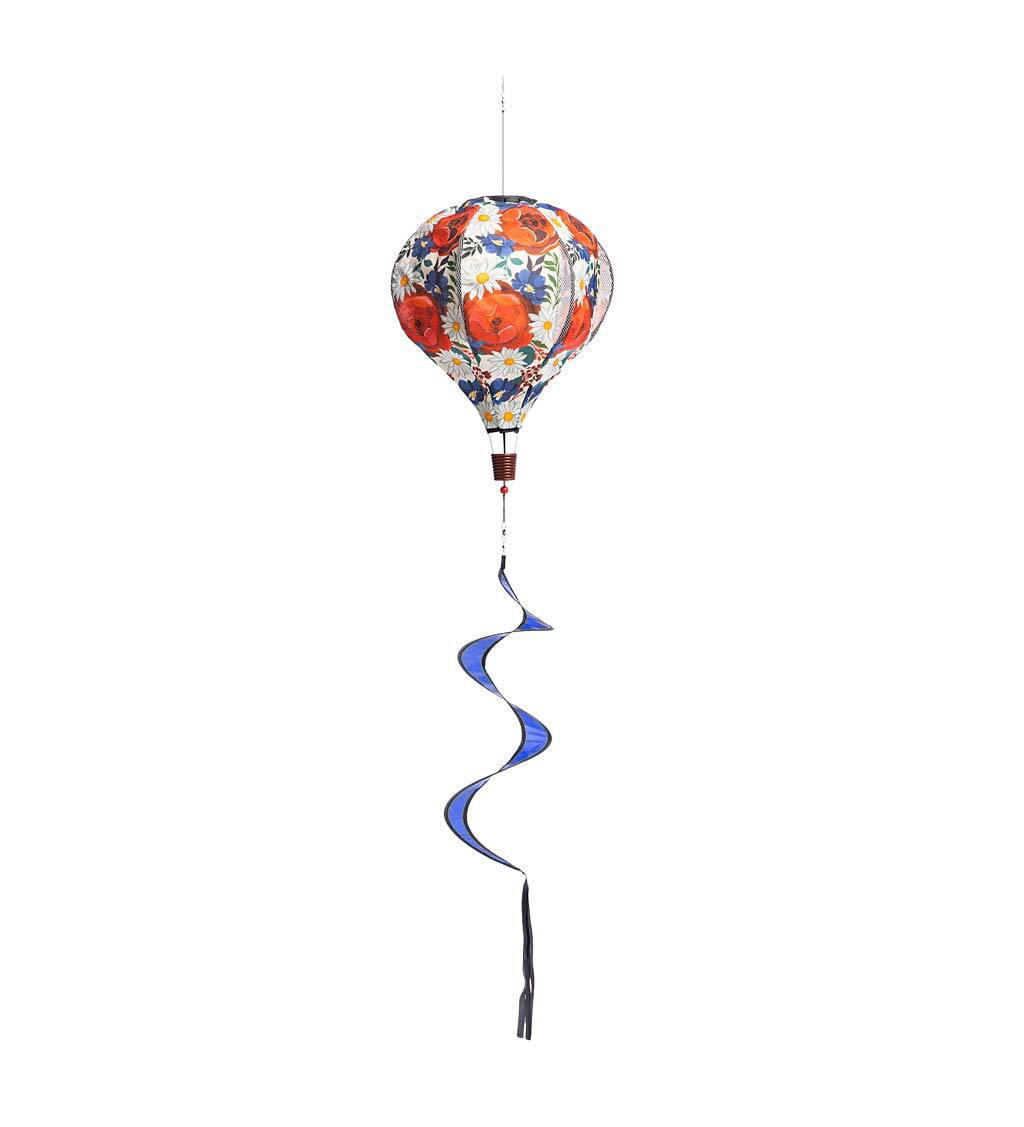 Wind & Weather Solar-Powered Balloon Twirler Garden Art | Wayfair