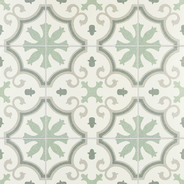 Merola Tile Monteca 10" x 10" Porcelain Patterned Wall & Floor Tile ...