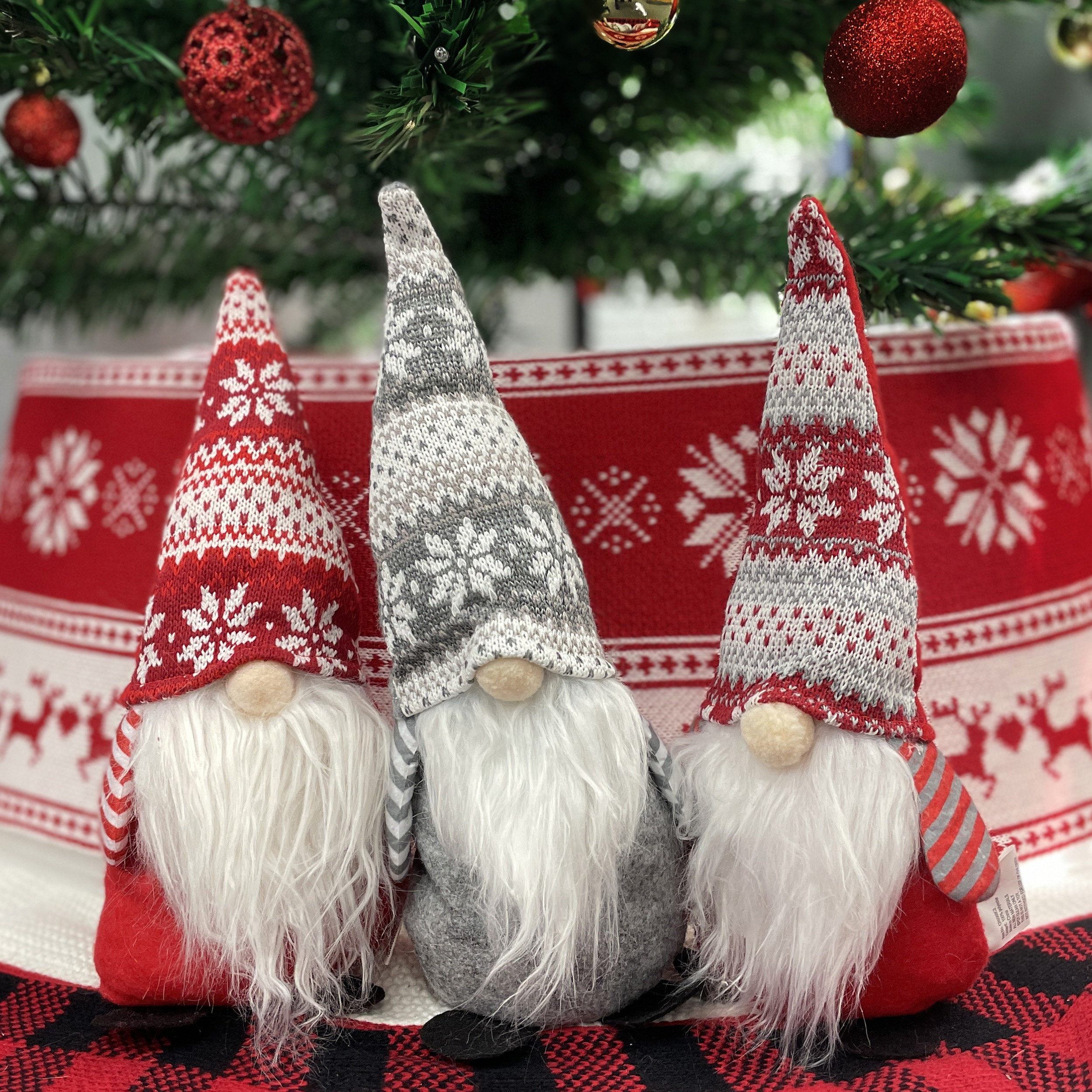 The Holiday Aisle® 3 Piece Gnomes Decorative Set & Reviews | Wayfair