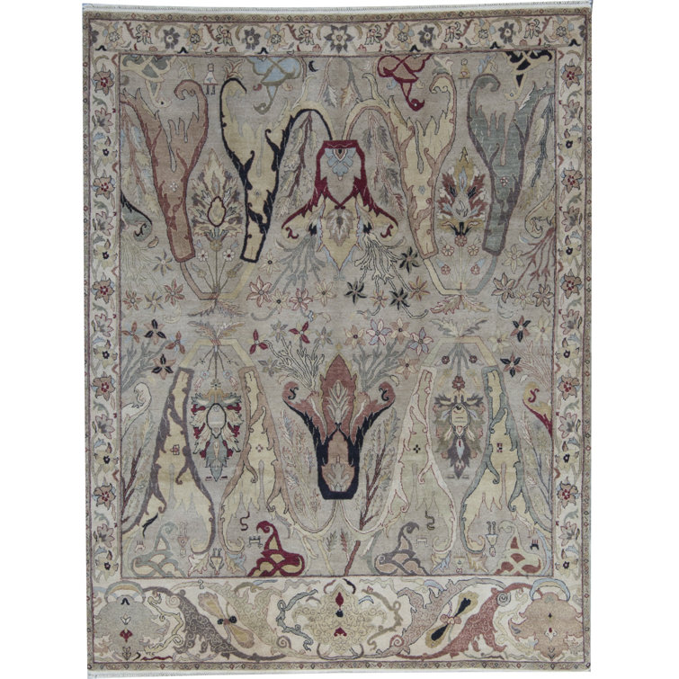 Bokara Rug Co., Inc. Hand-Knotted High-Quality Camel and Ivory Area Rug ...