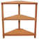 Red Barrel Studio® Turrella Triangular Meranti Solid Wood Plant Stand ...