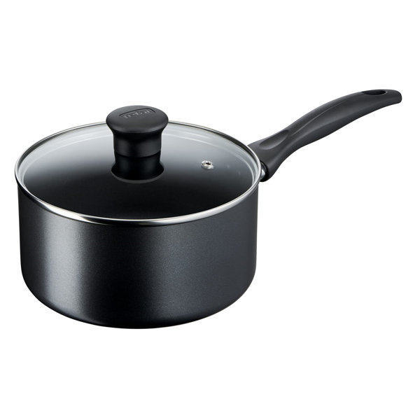 Belfry Kitchen Induction Non-Stick Cookware Set, Black, Saucepans ...