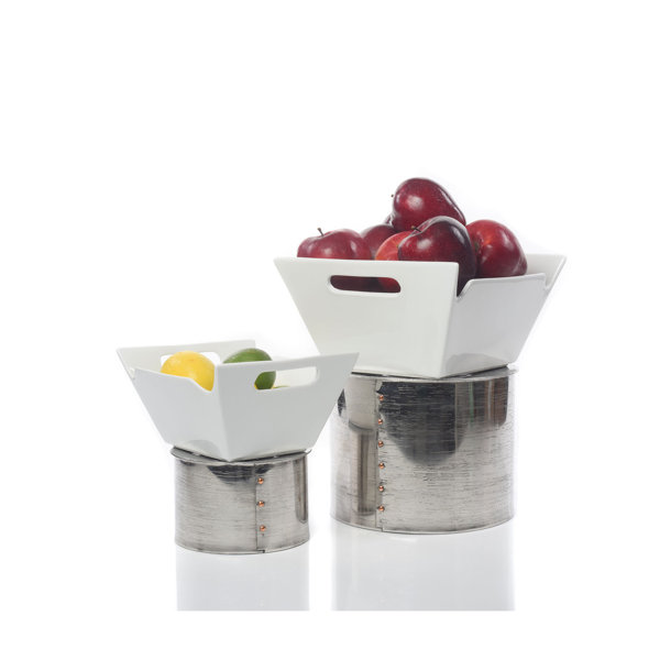 Orren Ellis Hardison Stainless Steel 3 Riser - Set of 3 Risers Small ...