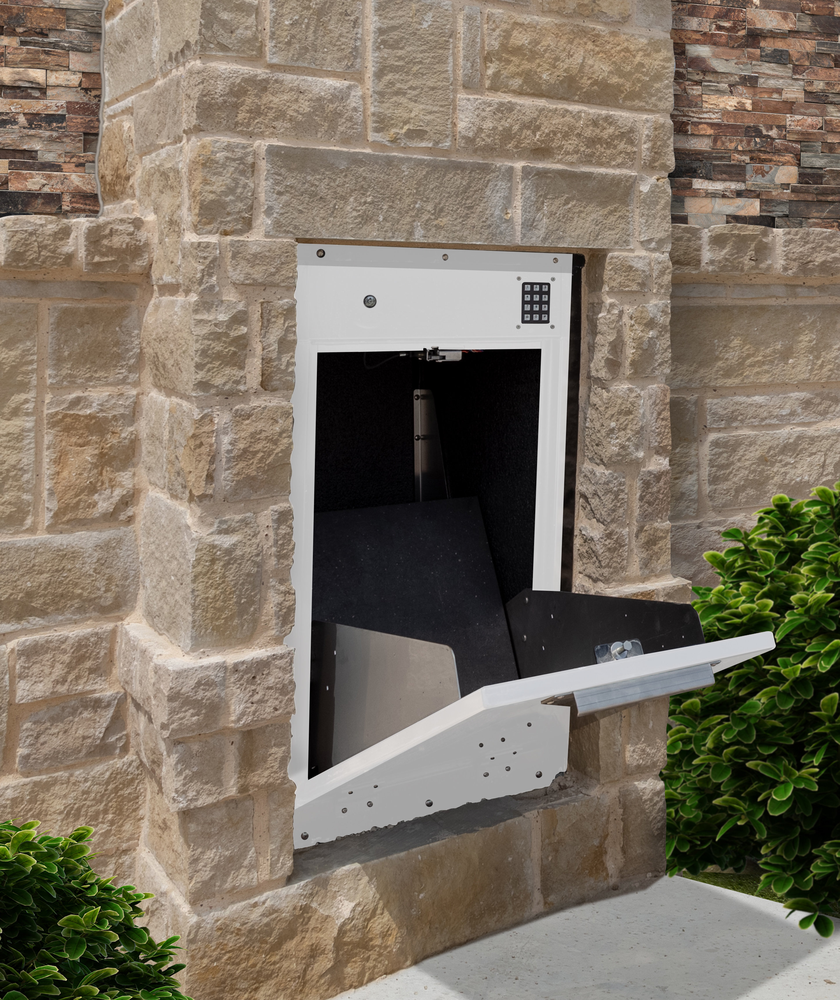 MB Sentinel Dual Door Insert 24 in x 42 in Aluminum Package Drop | Wayfair MB Sentinel Dual Door Insert 24 in x 42 in Aluminum Package Drop | Wayfair