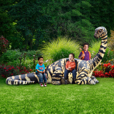 Design Toscano Rhoetosaurus Dinosaur Sculptural Resin Garden Bench ...