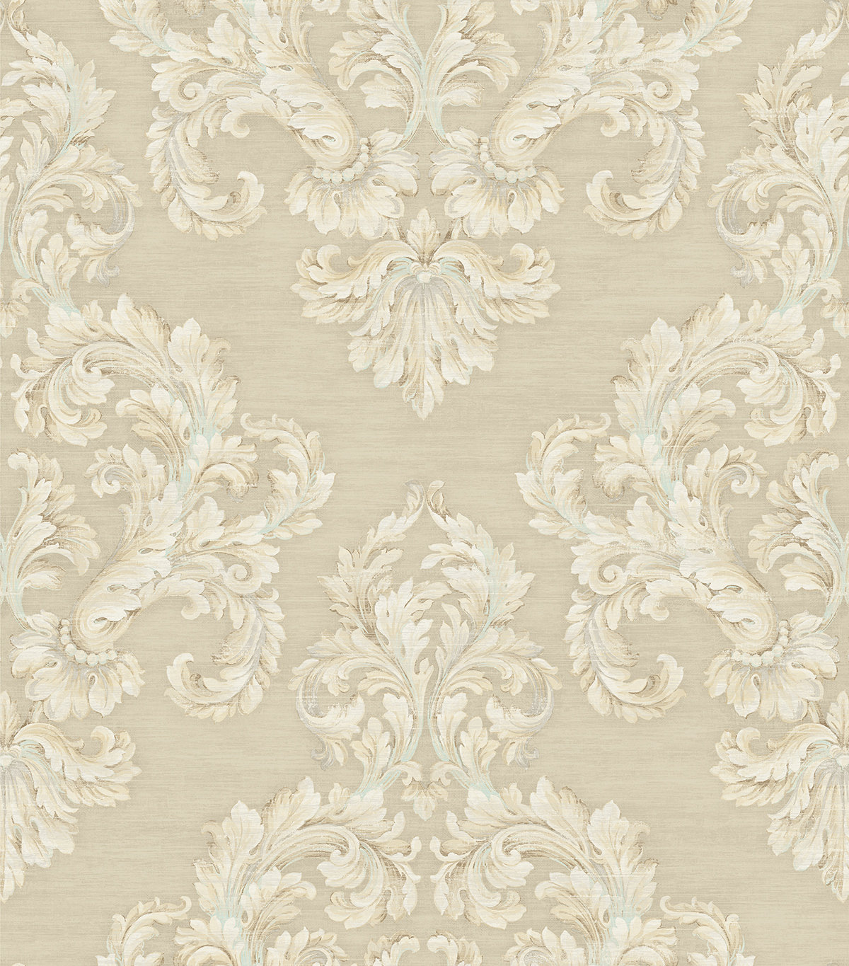 House of Hampton® Parra Damask Wallpaper | Wayfair