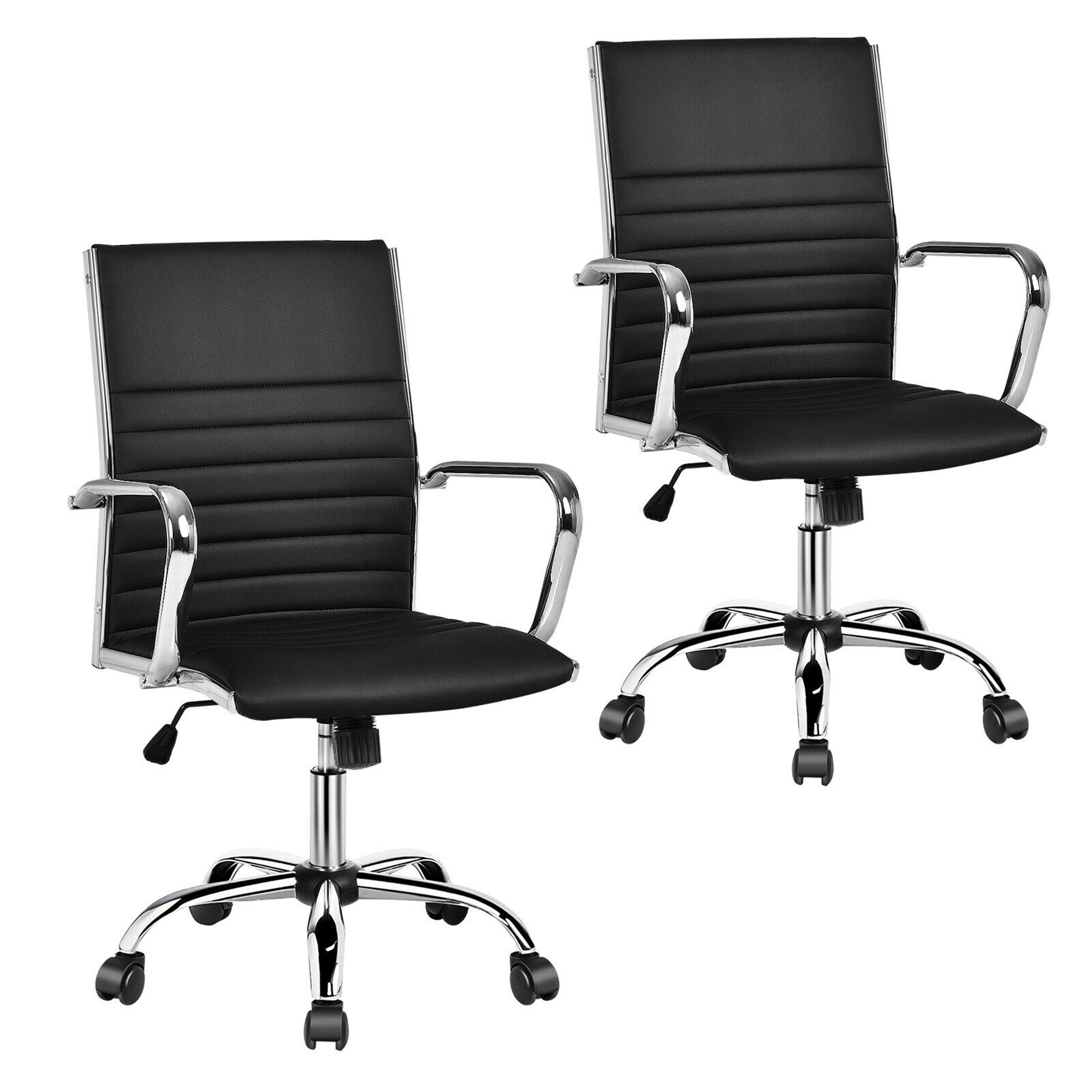 Wade Logan® Faux Leather High Back Conference Task Chair | Wayfair
