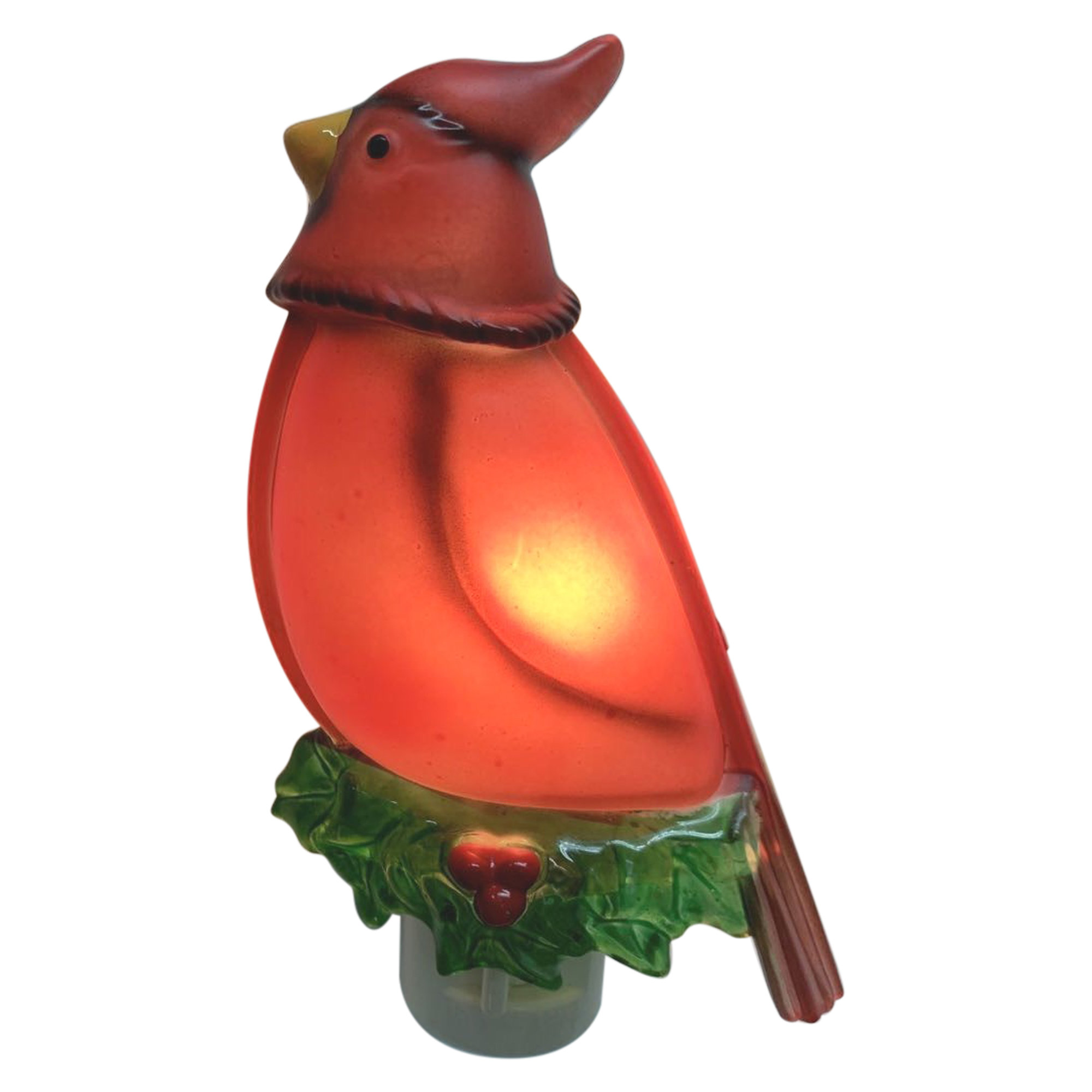 Northlight 5.5" Red Cardinal Bird Christmas Night Light | Wayfair