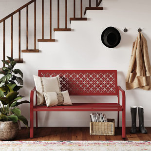 Wayfair | Red Outdoor Benches You'll Love in 2022