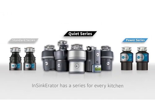 InSinkErator Evolution Compact 3/4 HP Continuous Feed Garbage Disposal ...