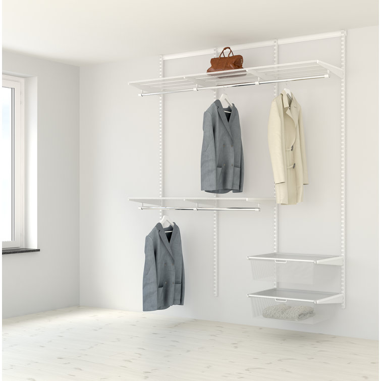 Elfa 185cm Wide Clothes Storage System | Wayfair.co.uk
