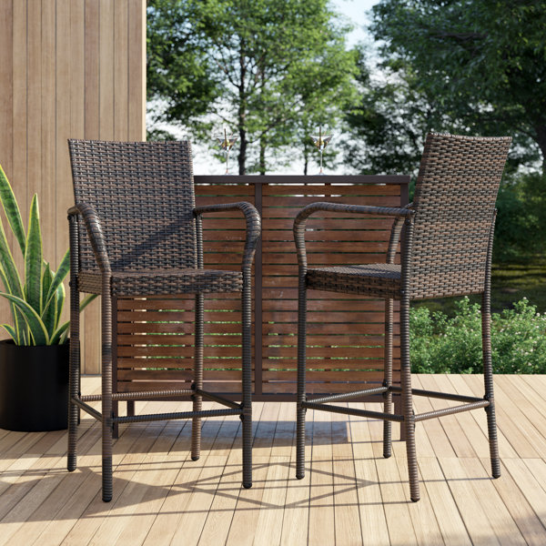 Outdoor-balcony-height-chairs | Wayfair