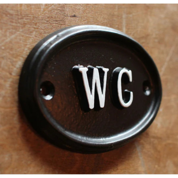 ClassicLiving Hosteen WC Toilet Door Sign | Wayfair.co.uk