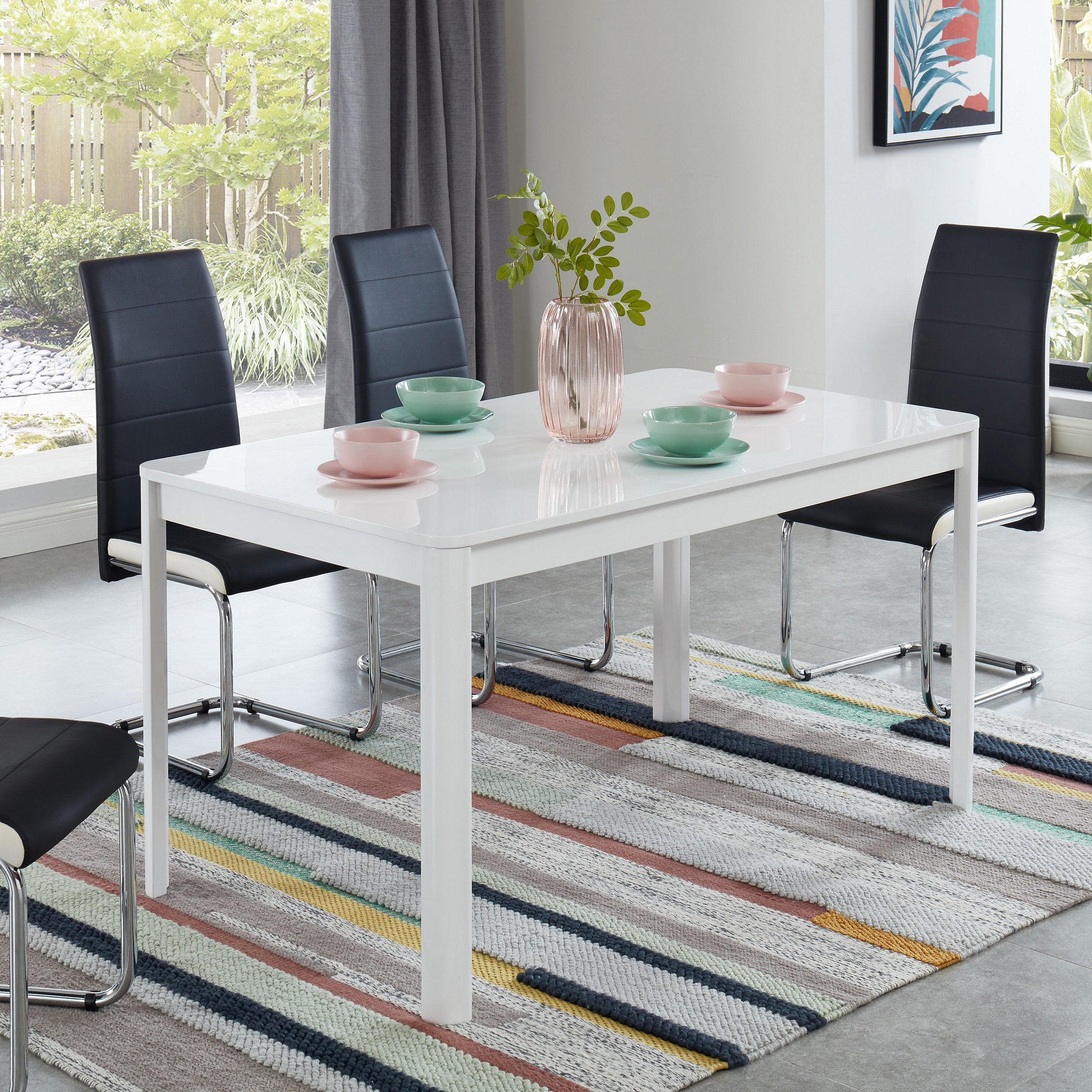 17 Stories Jezlynn 140Cm Dining Table | Wayfair.co.uk