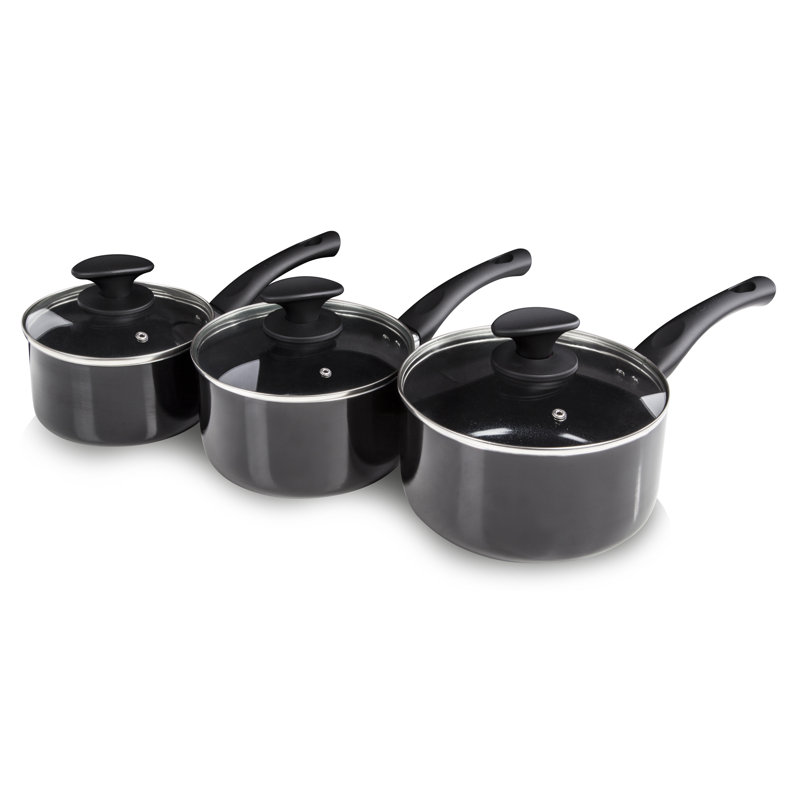 Tower T81507 Essentials Induction Pot Set, Non Stick Ceramic Coating ...