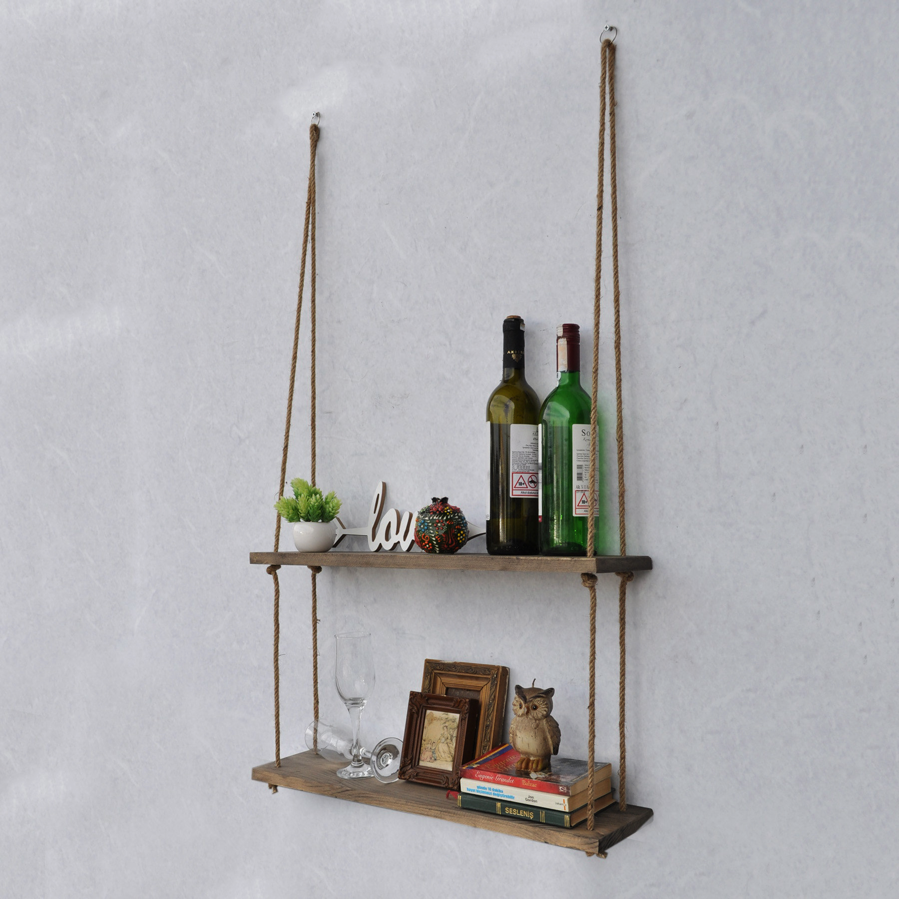 Rosalind Wheeler Caver 2 Piece Tiered Shelf | Wayfair