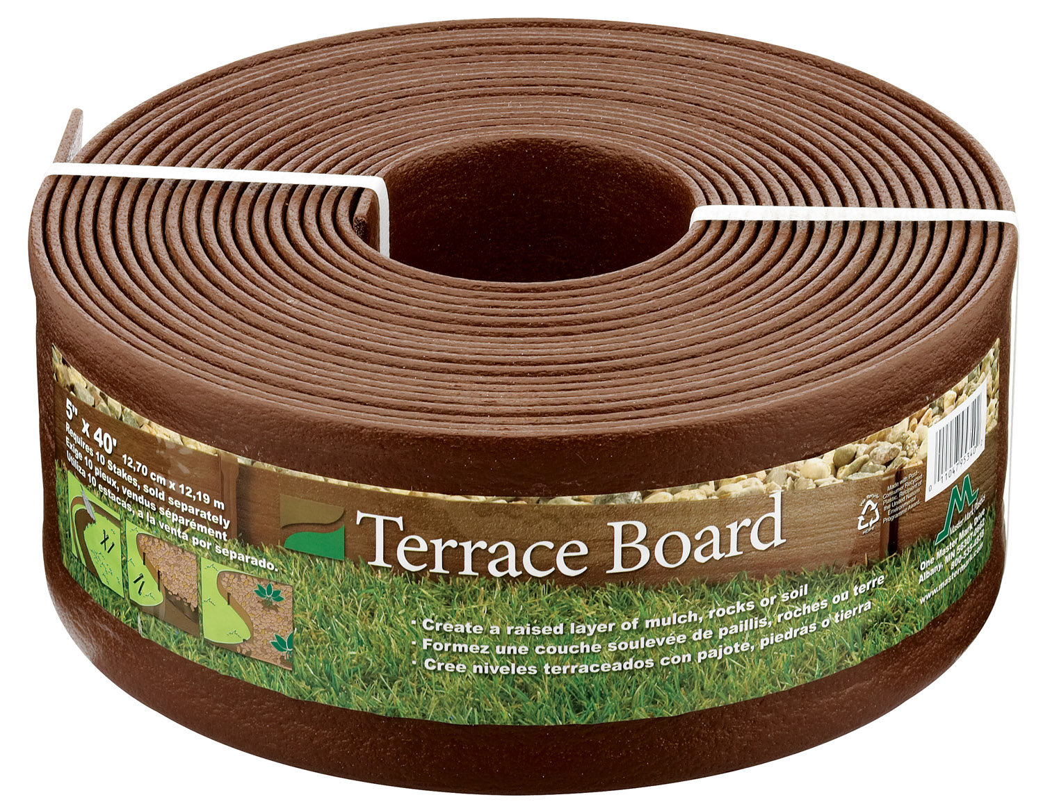 Master Mark Plastics 40 ft. W Terrace Board Edging & Reviews | Wayfair