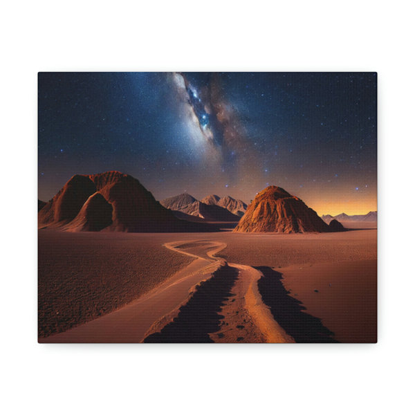 Marick Booster Milky Galaxy - Wrapped Canvas Rectangle Illustration ...