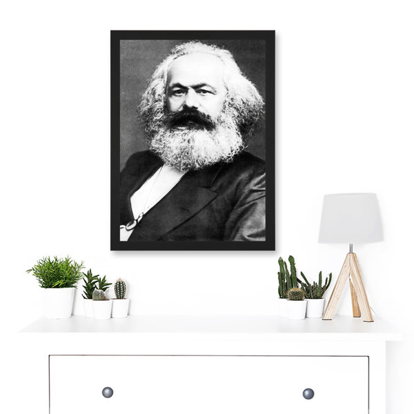 Marlow Home Co. Karl Marx Vintage Photo - Picture Frame Art Prints ...