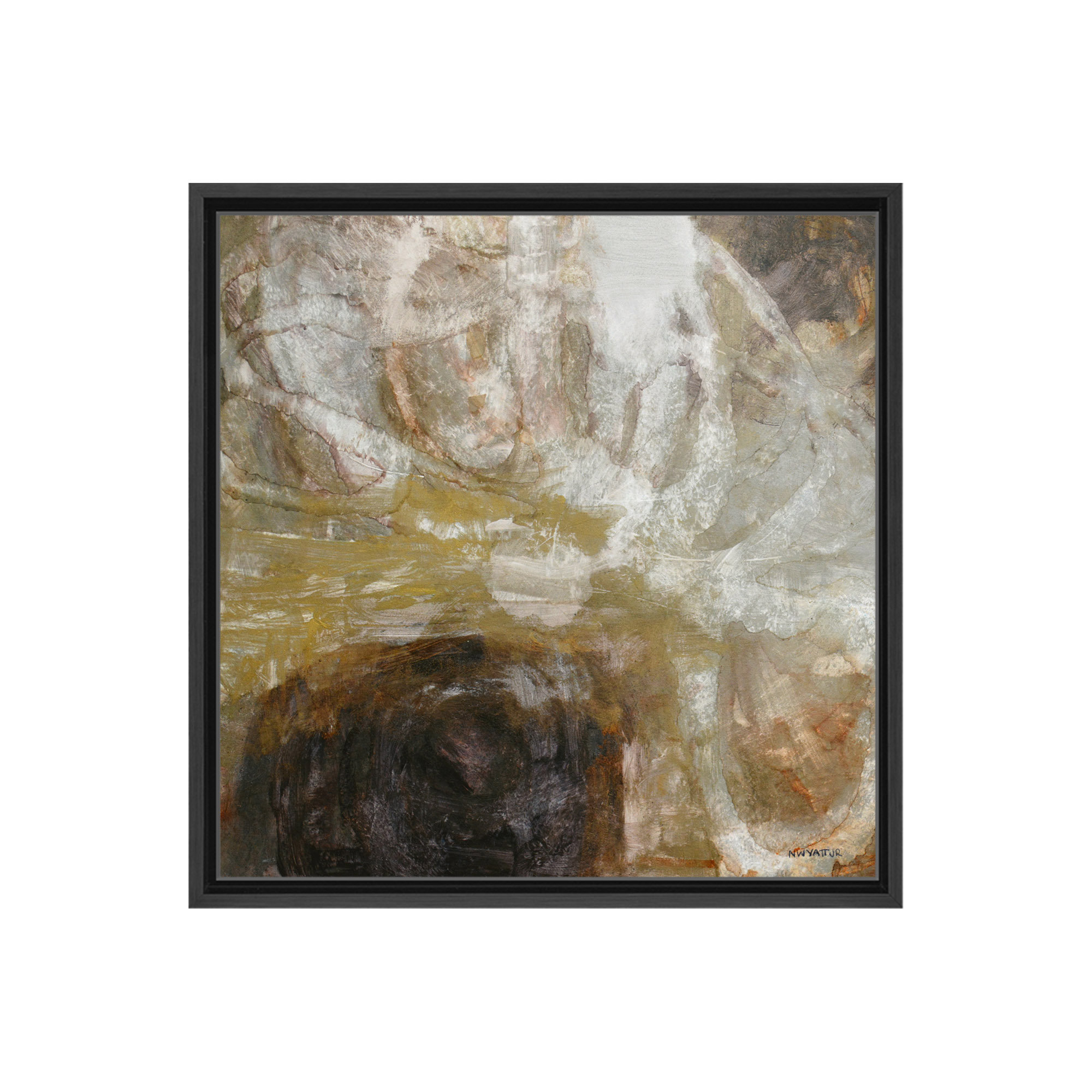 Ready2hangart Oxide I by Norman Wyatt Jr. - Floater Frame Painting ...