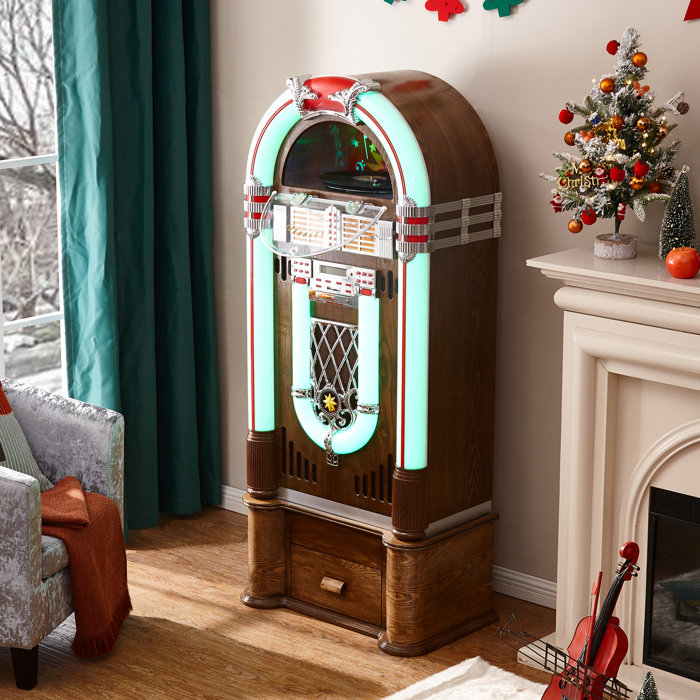 Arkrocket Audio Arkrocket Saturn V Full Size Jukebox with Stand Vinyl ...