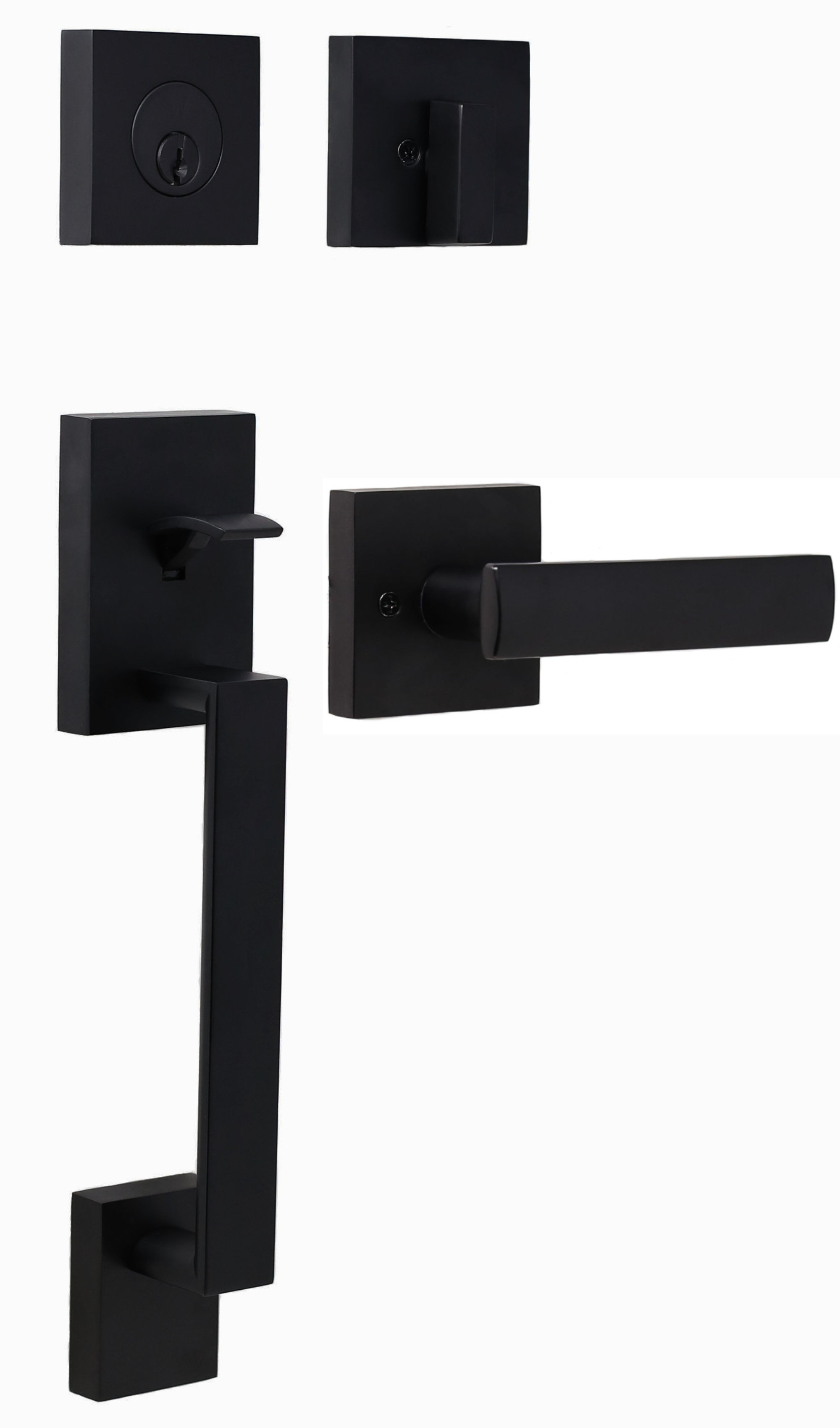 Weslock Brookside Entry Handle with Utica Lever | Wayfair