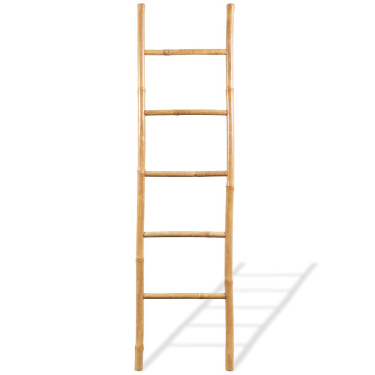 Bay Isle Home Gerhart Bamboo Free Standing Towel Ladder & Reviews | Wayfair