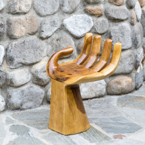 Loon Peak® Hand Shaped Ornament Chair Statue & Reviews | Wayfair